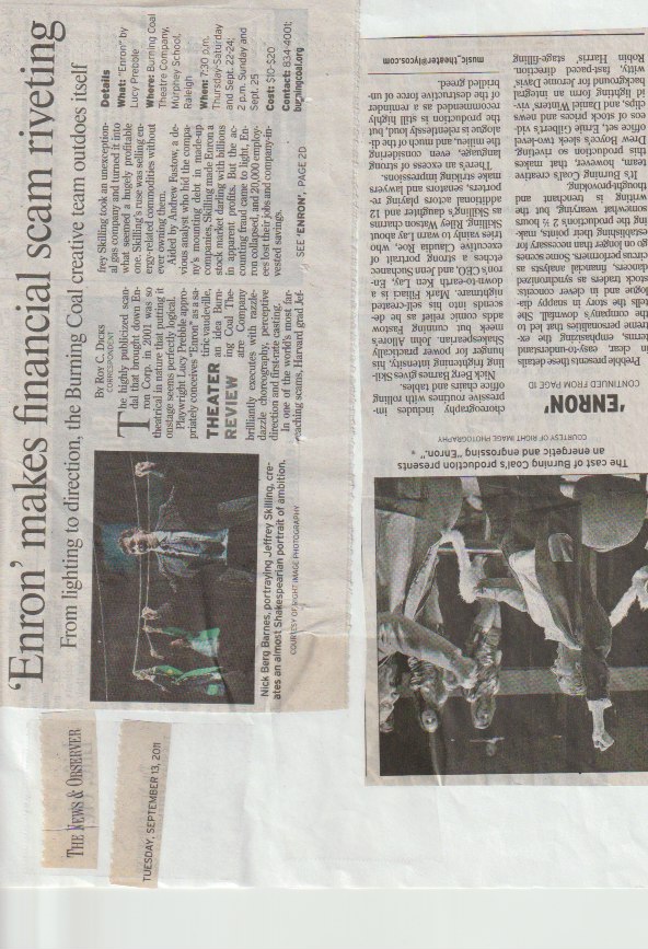 Retrospective of Plays- Part 3 - Burning Coal Theatre Company
