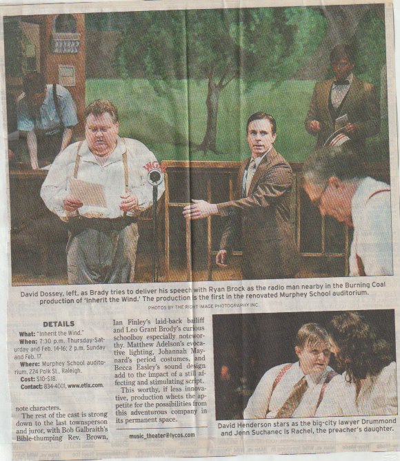 Retrospective of Plays - Part Two - Burning Coal Theatre Company